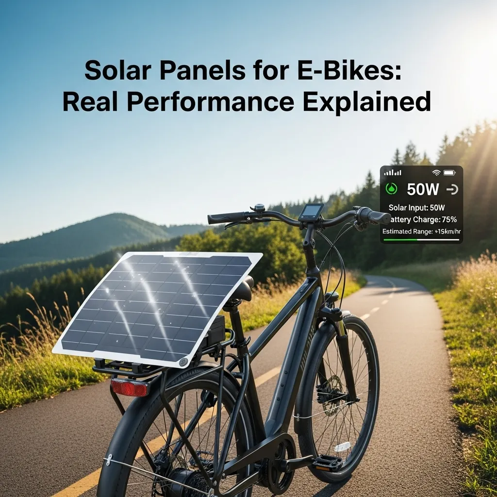 Solar Panels for E-Bikes: Real Performance Explained